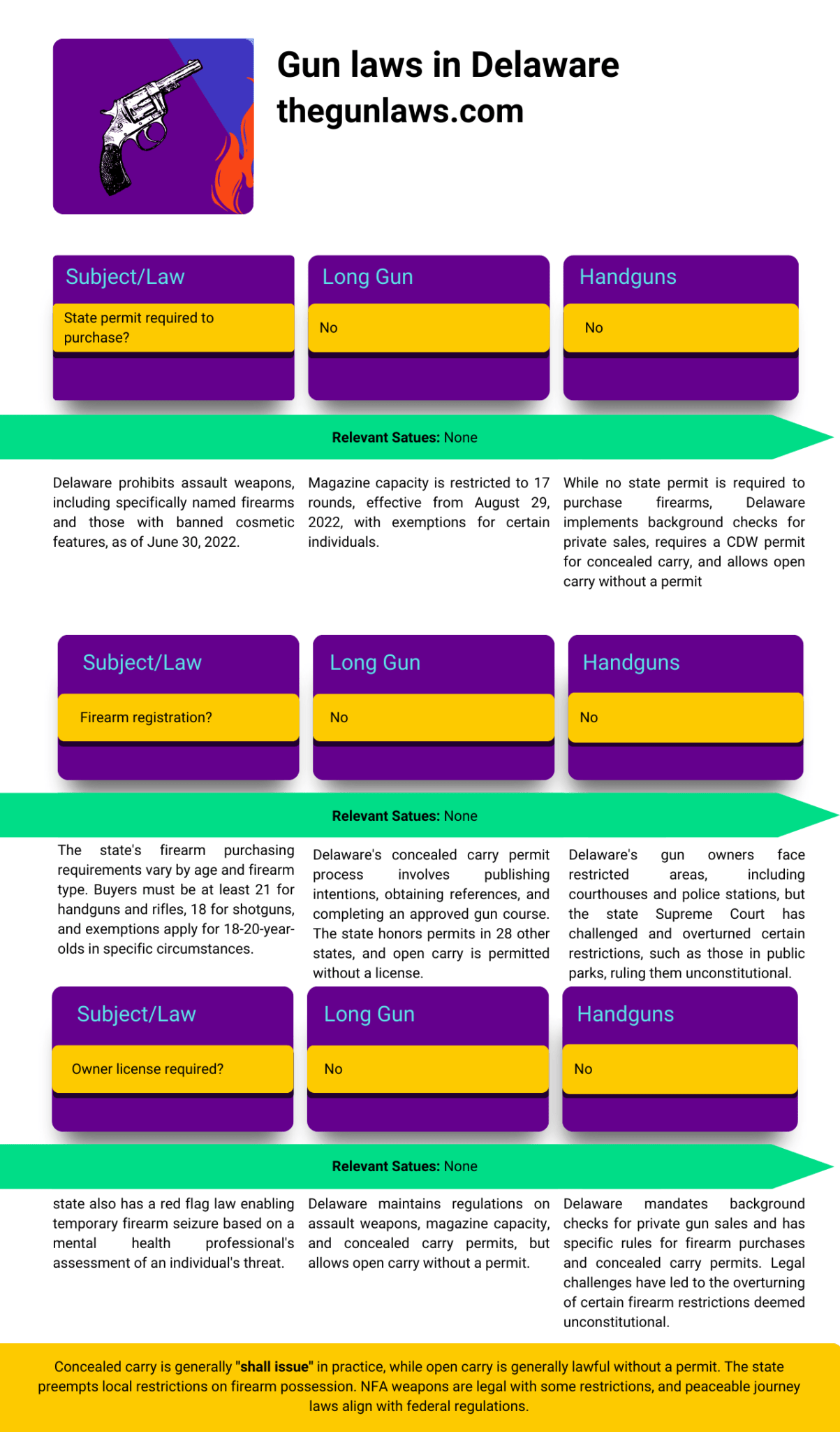 Delaware Gun Laws: Your Essential Guide 2025 - The Gun Laws